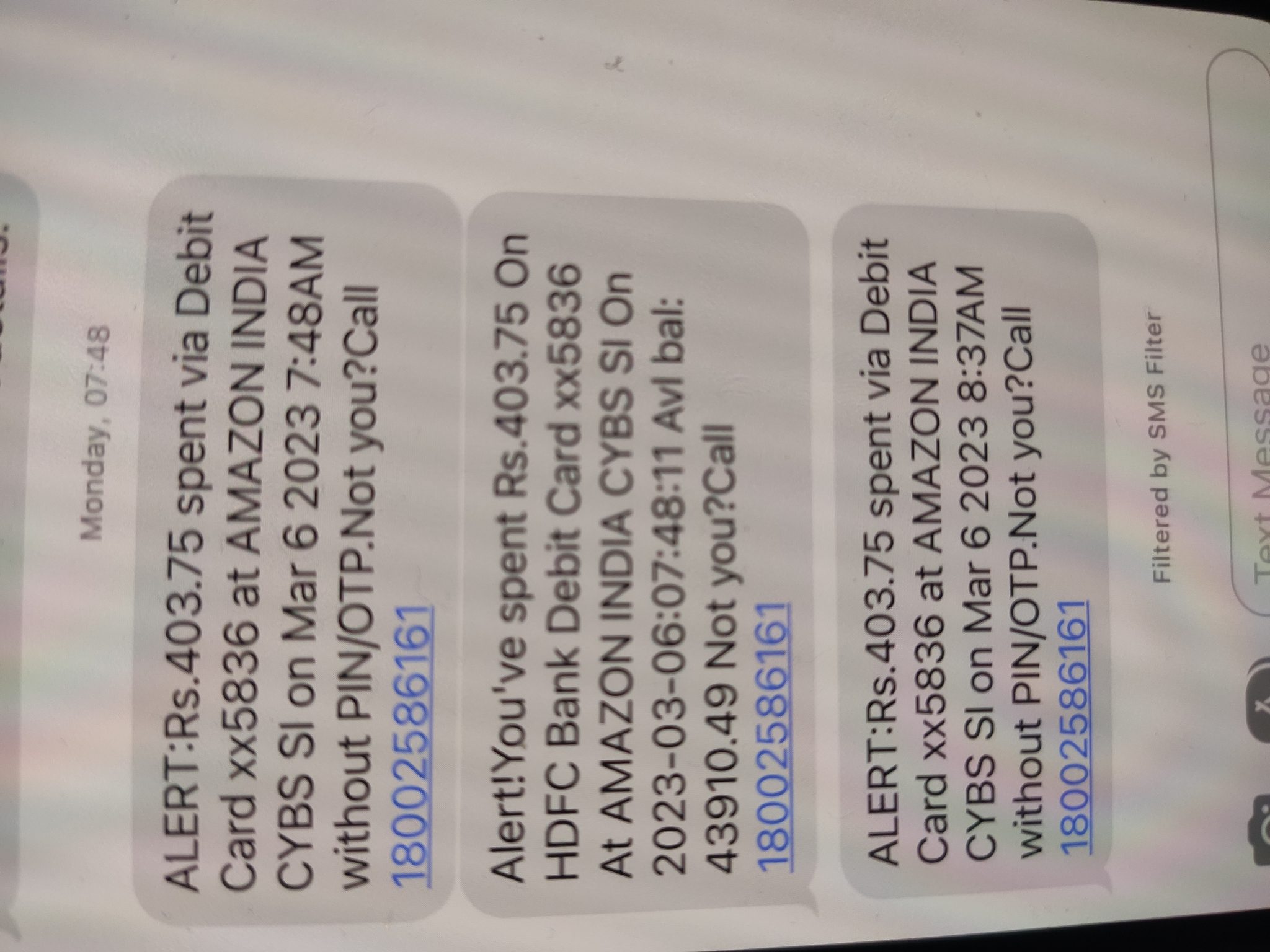 Unnecessary charges from Amazon India CYBS SI | Consumer Complaints Court