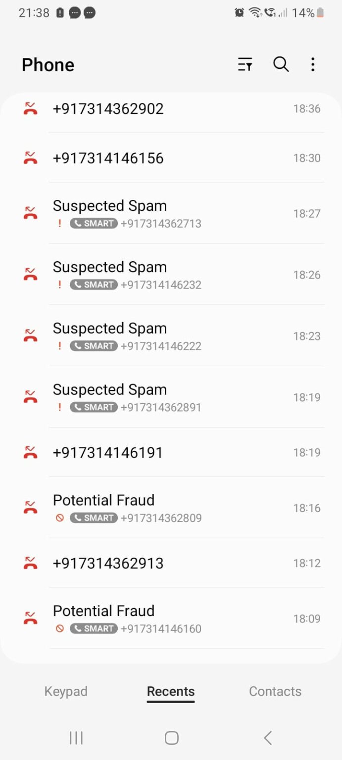 Getting around 200 spam/fraud calls daily from CreditQ with different ...
