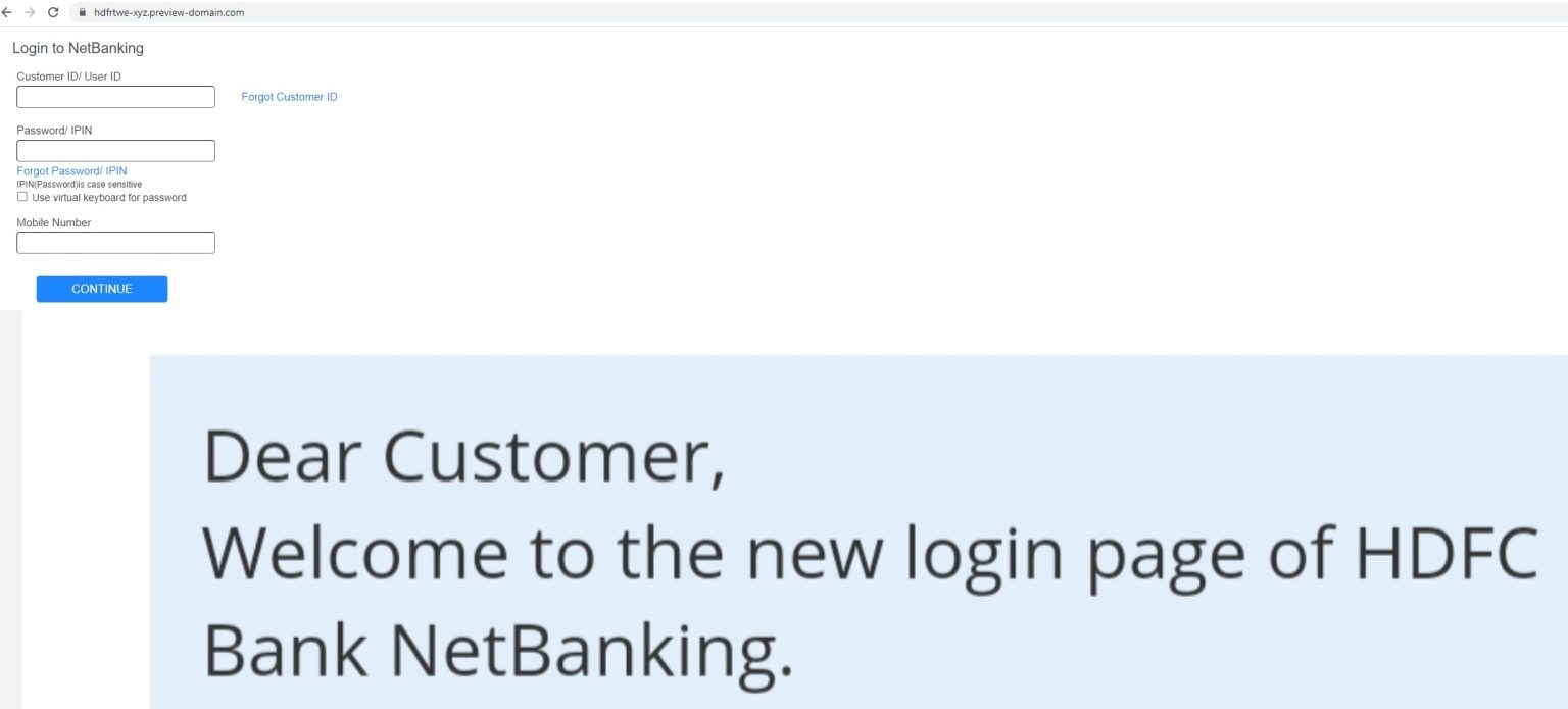 HDFC Bank Phishing Attack. How to identify and complain | Consumer ...