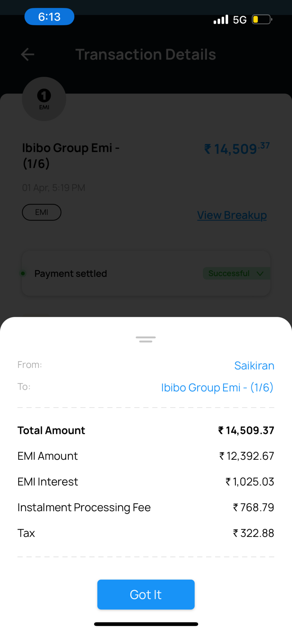 Regarding Unauthorized Charges on Recent EMI Transaction | Consumer ...