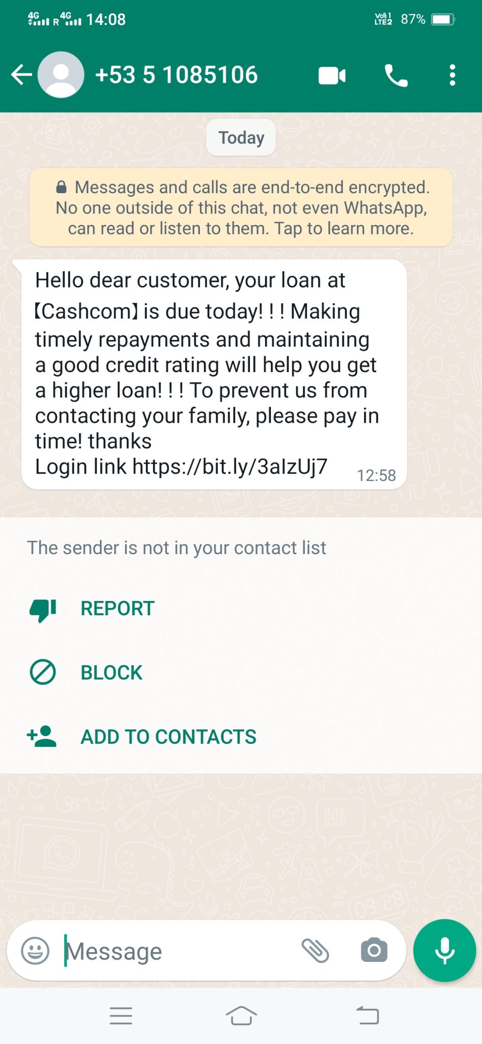 WhatsApp Msg From Unknown Number Consumer Complaints Court WhatsApp Msg From Unknown Number Consumer Complaints Court