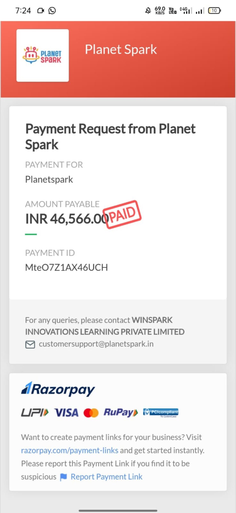 Planetspark | Consumer Complaints Court