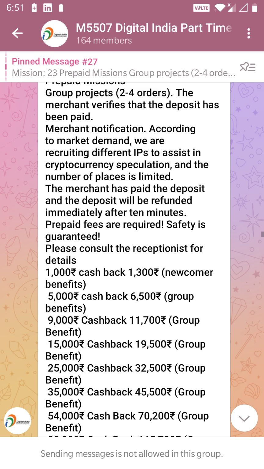 Telegram Part-time Job Scam | Consumer Complaints Court