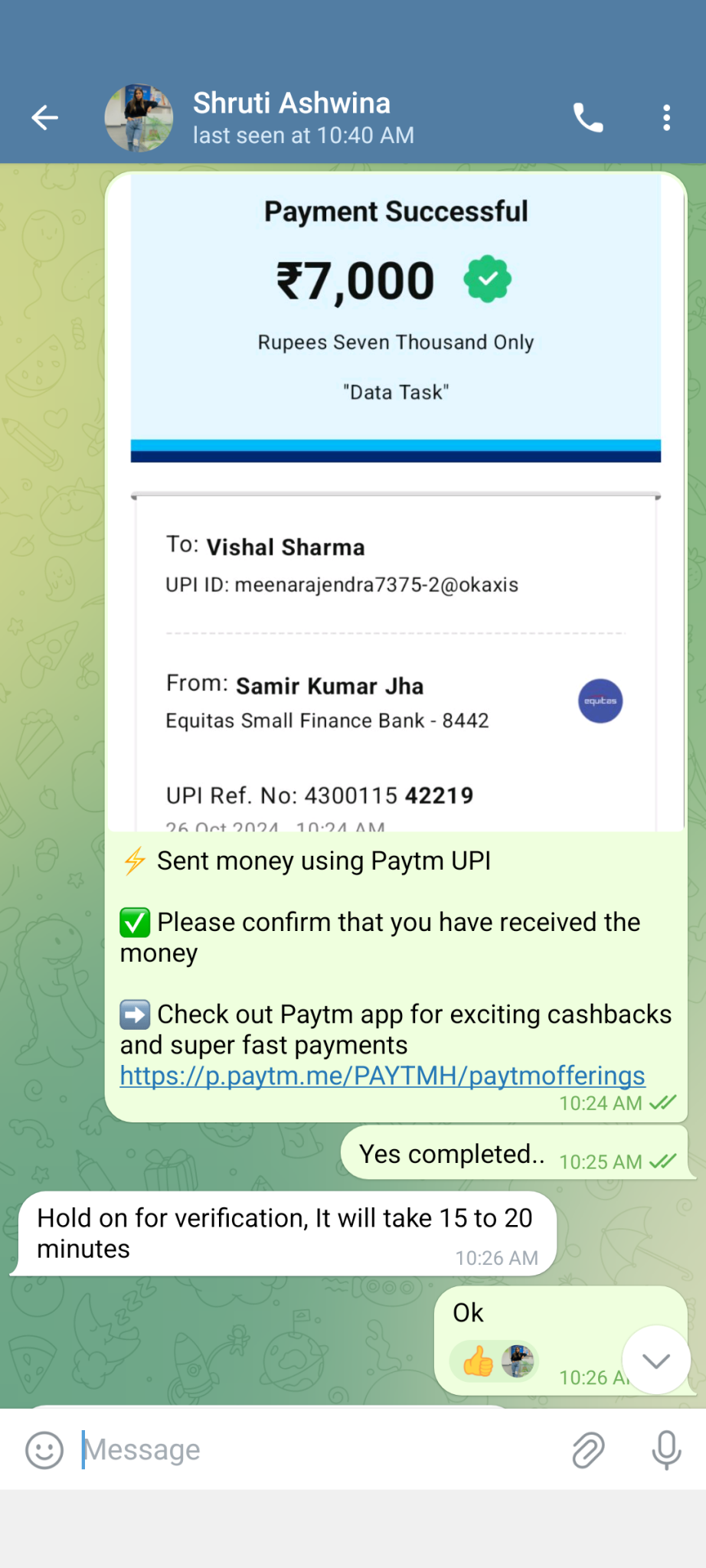 Fraud by ucoin company on telegram. | Consumer Complaints Court
