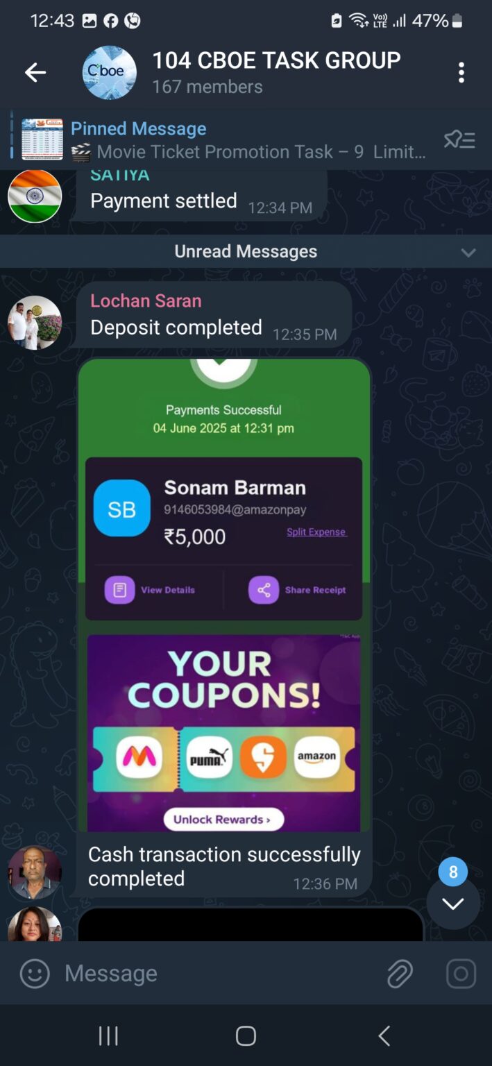 Telegram Fraud Scam task group | Consumer Complaints Court