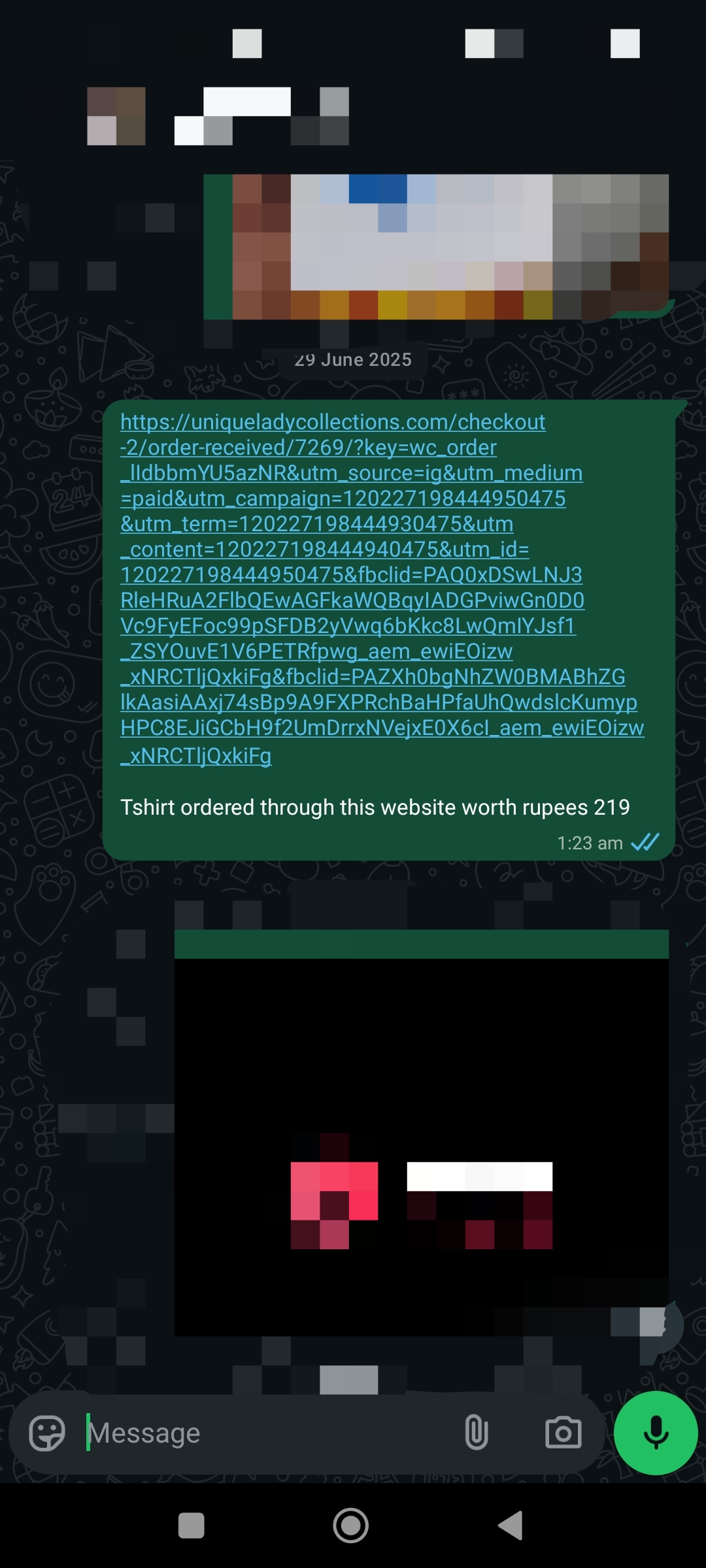 Fraud by unique lady collections | Consumer Complaints Court